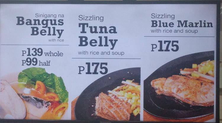 Menu at Sizzling Plate restaurant, Makati, SM Makati