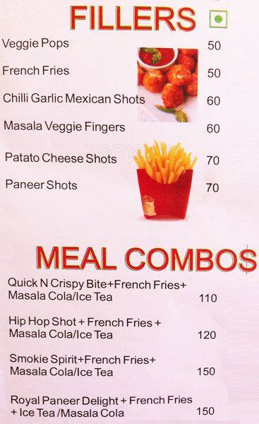 Menu at Mr.Burger, Jaipur, 183