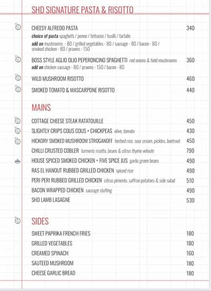 Menu at Smoke House Deli - Noida, Noida