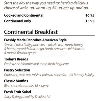 Wings Restaurant - Holiday Inn Menu - Zomato UK
