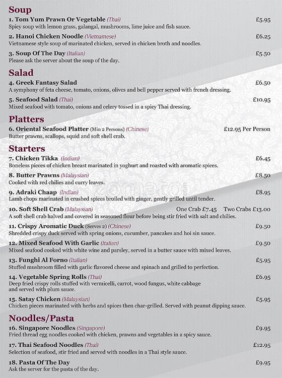 The Mirage Menu, Menu for The Mirage, Ladywood, Birmingham - Zomato UK