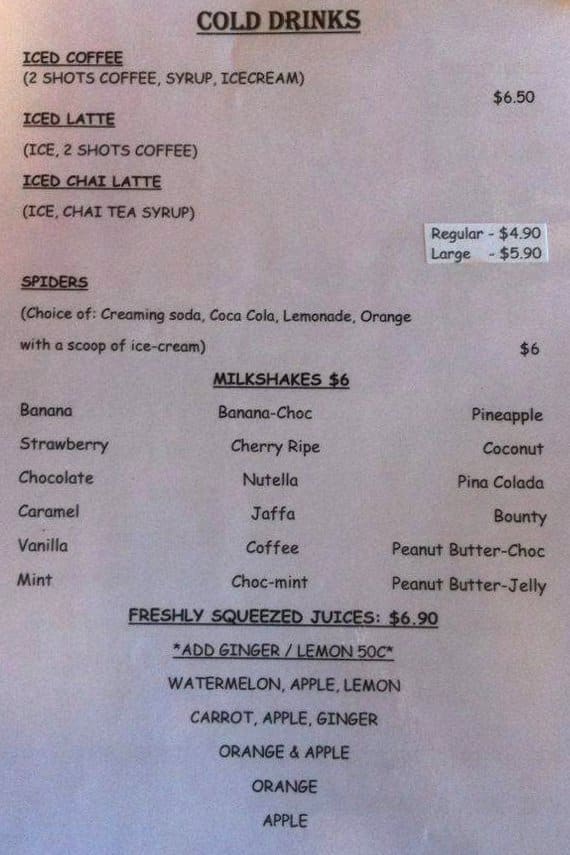 Menu at Dash Gourmet Catering cafe, Mount Gravatt
