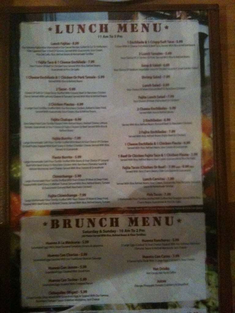 Rico's Grill Menu, Menu for Rico's Grill, Spring, Houston - Urbanspoon ...