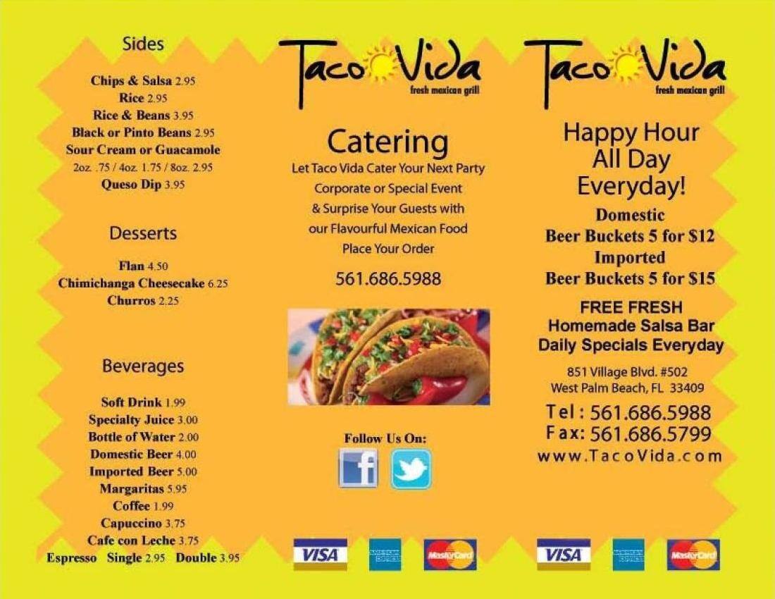 Taco Vida, West Palm Beach, Miami - Urbanspoon/Zomato