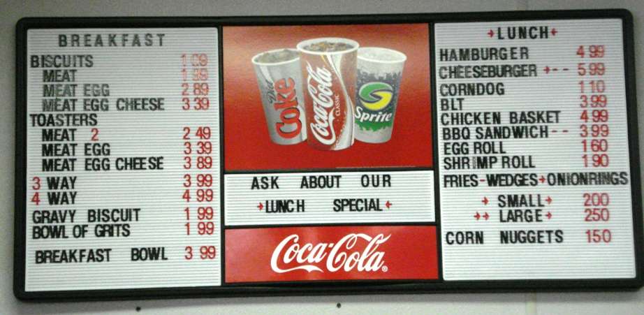 Menu at Island Chevron & Grill restaurant, Dauphin Island