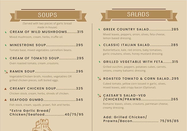 Menu of Cafe 1730, Kharadi, Pune