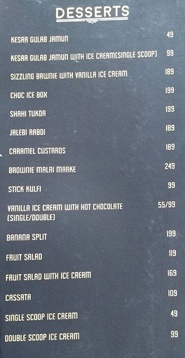 Menu at Blue shack (victoria-3), Pimpri-Chinchwad