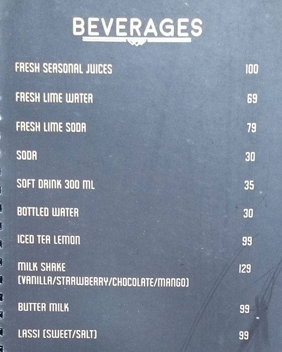 Menu at Blue shack (victoria-3), Pimpri-Chinchwad