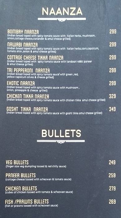 Menu at Blue shack (victoria-3), Pimpri-Chinchwad