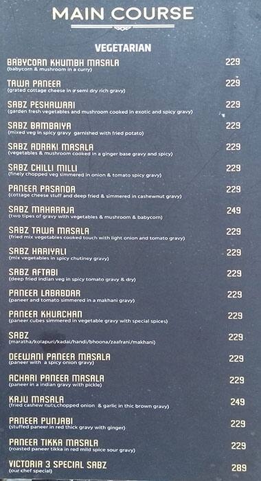 Menu at Blue shack (victoria-3), Pimpri-Chinchwad
