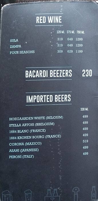 Menu at Blue shack (victoria-3), Pimpri-Chinchwad