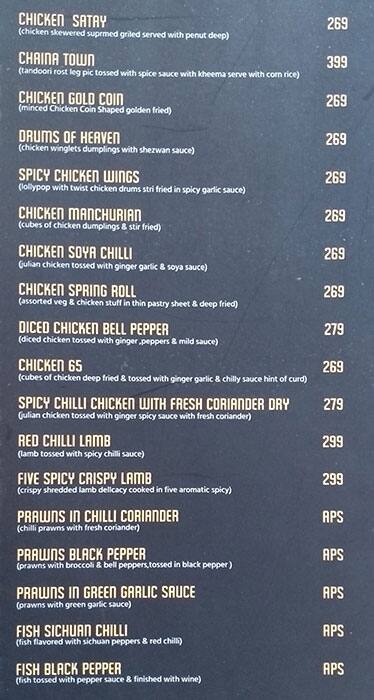 Menu at Blue shack (victoria-3), Pimpri-Chinchwad