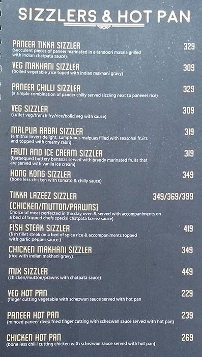 Menu at Blue shack (victoria-3), Pimpri-Chinchwad