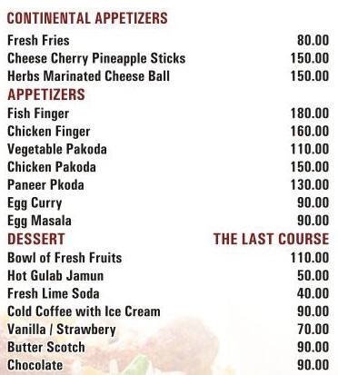 Menu at Super Taste & Twist, Jamshedpur