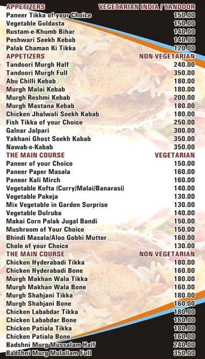 Menu at Super Taste & Twist, Jamshedpur