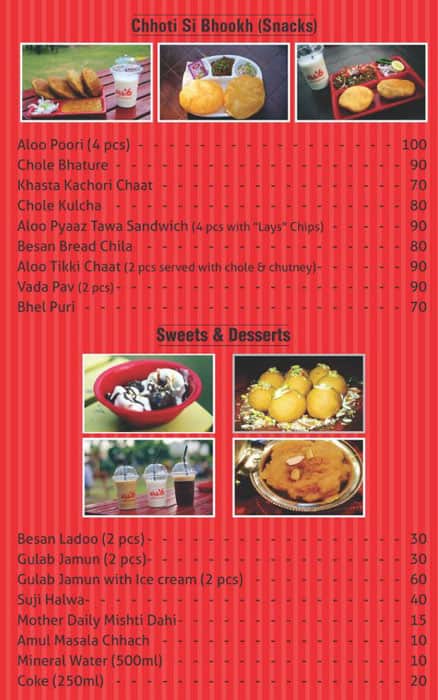 Menu of Dilli 6 On Wheels, Sector 31, Gurgaon