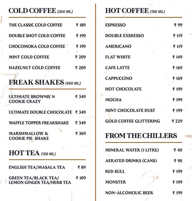 Menu at rasa restro cafe & rooftop, Ahmedabad