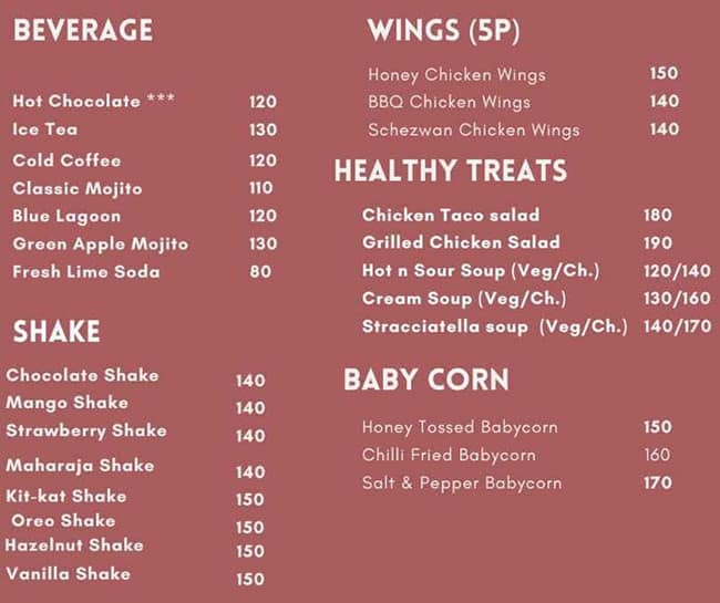 Cafe Bari Menu Bari Cafe & Restaurant