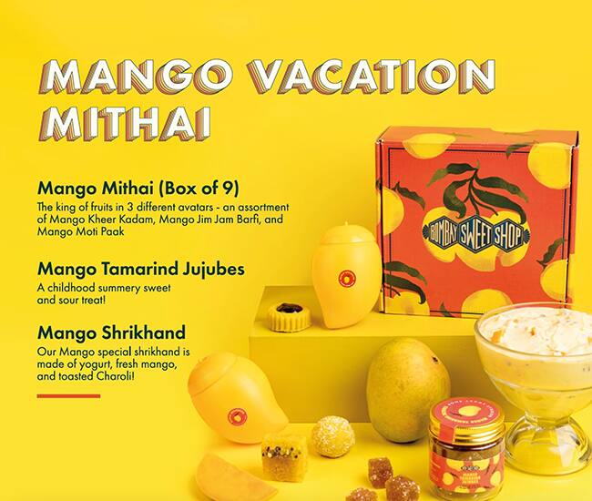 Menu at Bombay Sweet Shop, Mumbai