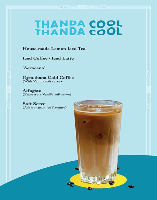 Menu at Bombay Sweet Shop, Mumbai