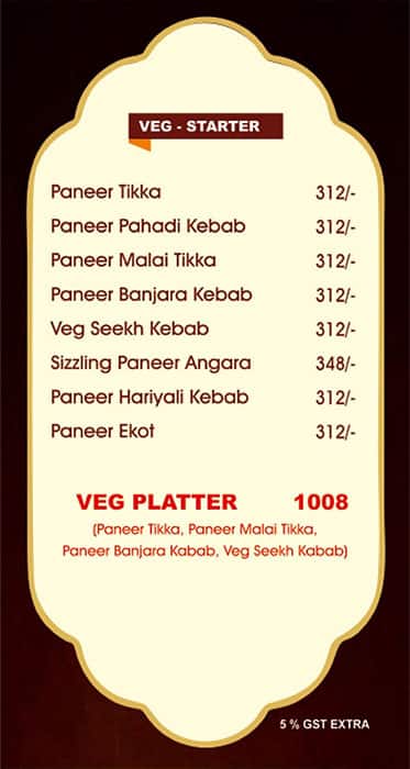 Menu of Hotel New Chul Mutton, Koregaon Park, Pune