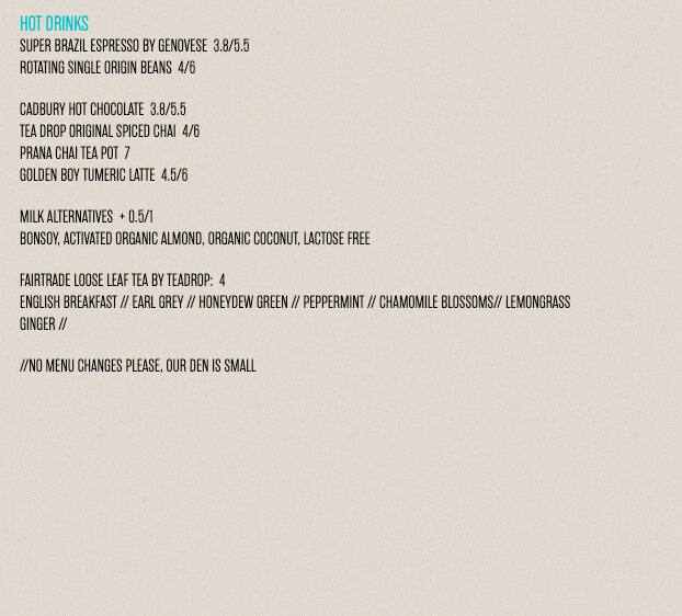 Menu at Mister Fox pub & bar, Ringwood, 352 Canterbury Rd