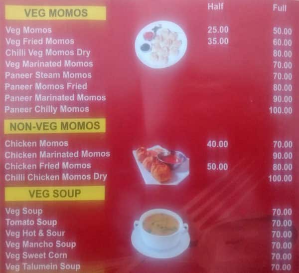 Padam Chinese Food Corner Menu - Zomato