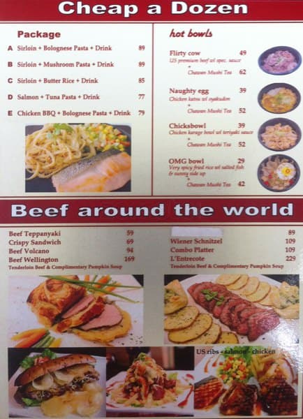 Menu at Meat bar, Curug Sangereng, Sumarecon Mall Serpong