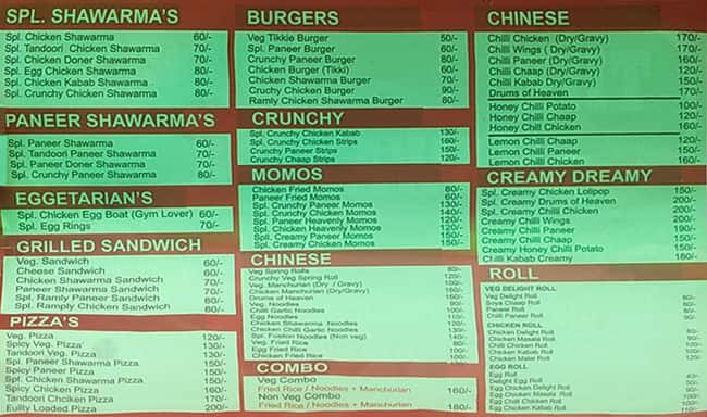 Menu at Food junction, Gurugram, MPD Tower