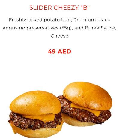 Carta del restaurante CZN Burak Gurme, Dubai