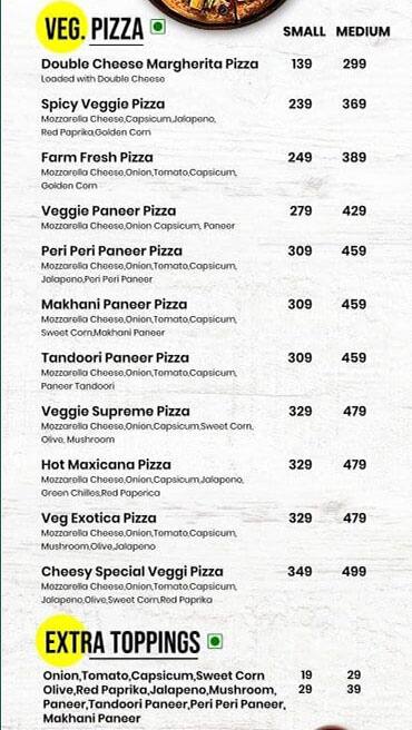 Menu of The Cheesy Place, Hinjawadi, Pune