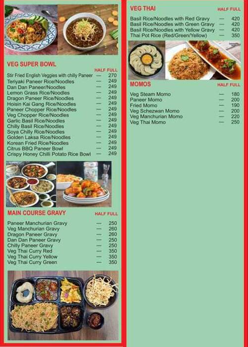 Menu of Jalsaa's Kitchen, Virar, Mumbai