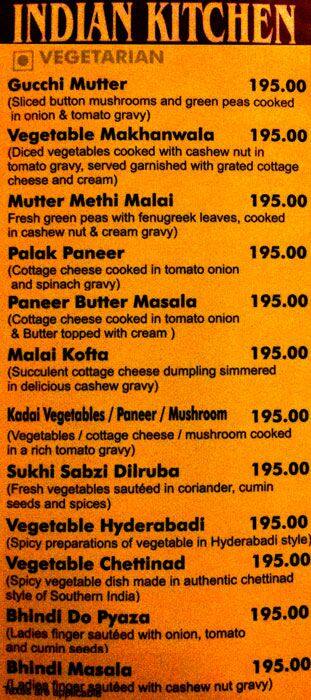 Menu at Mysore Memories Restaurant, Mysuru