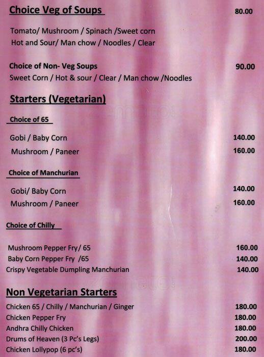 Mandara - Imera Spa & Resort Menu - Zomato