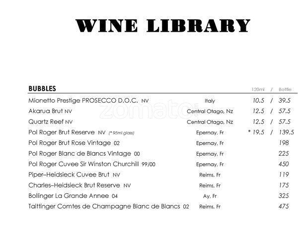 Menu at Fiddlesticks Restaurant and Bar, Christchurch