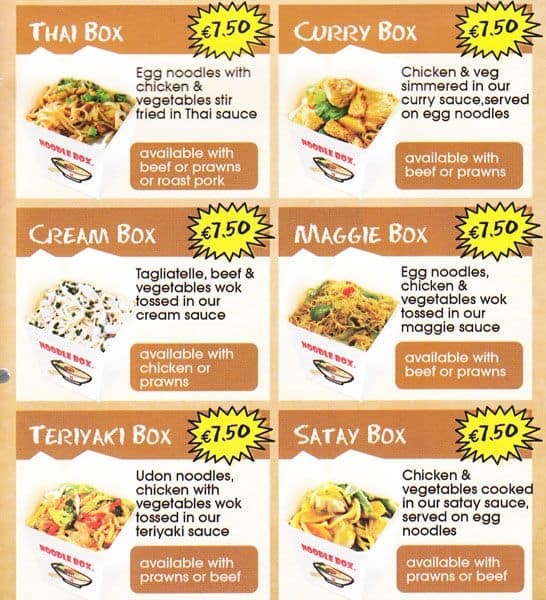 Menu at Aroma Chinese Takeaway restaurant, Dublin