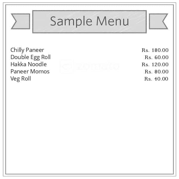 Menu of Swaad Junction, Palam, New Delhi
