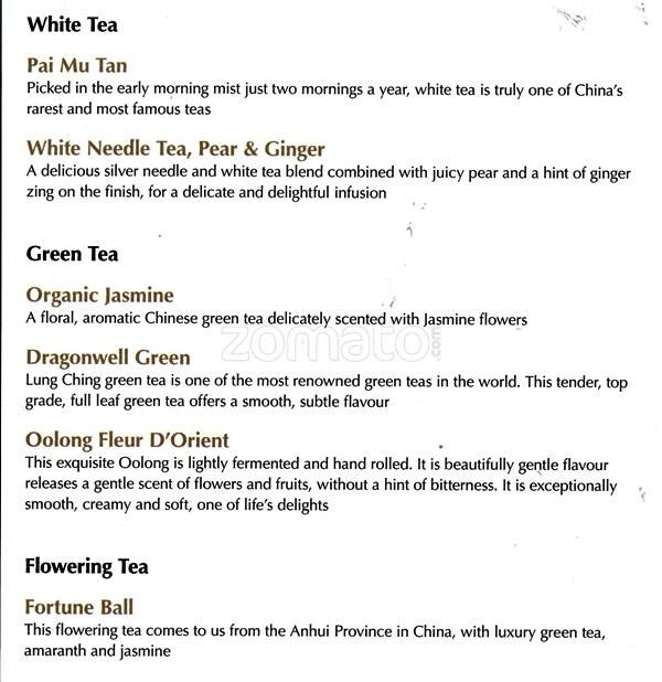 Menu at Equus pub & bar, London