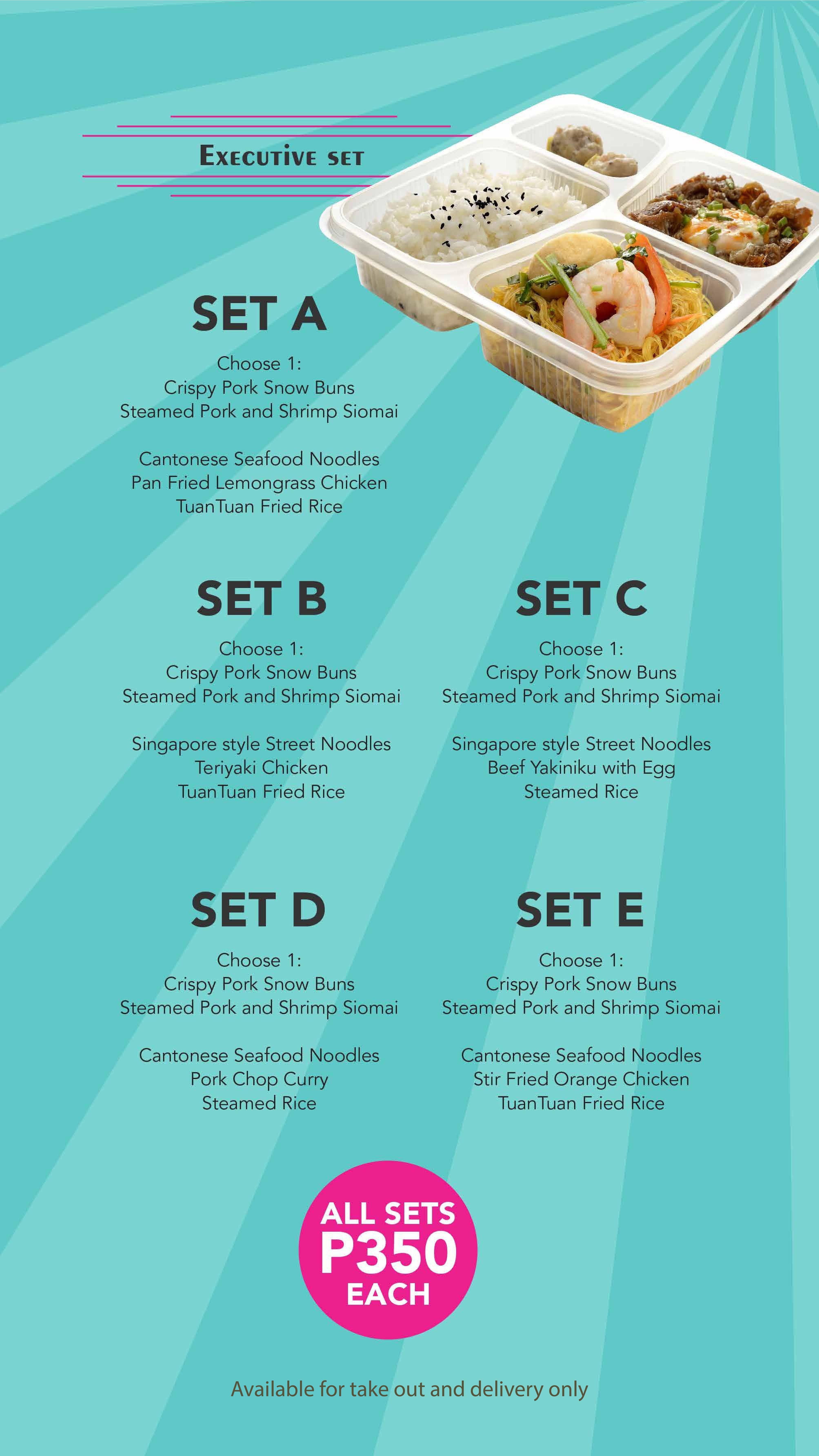 Menu at Tuan Tuan restaurant, Mandaluyong