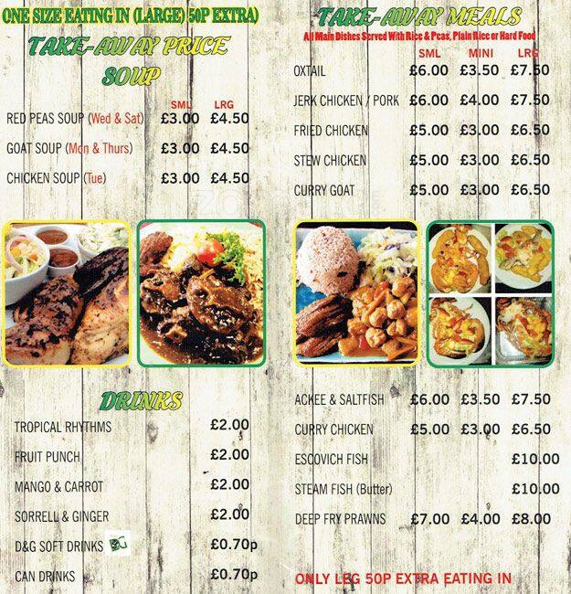 Menu at Hillside Restaurant & Wine Bar, London