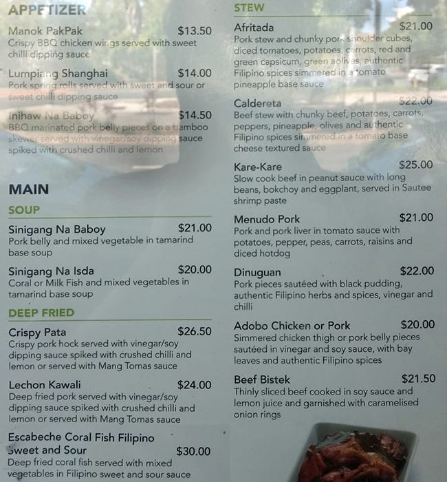 Mango Restaurant Kingston Menu at John Tabarez blog