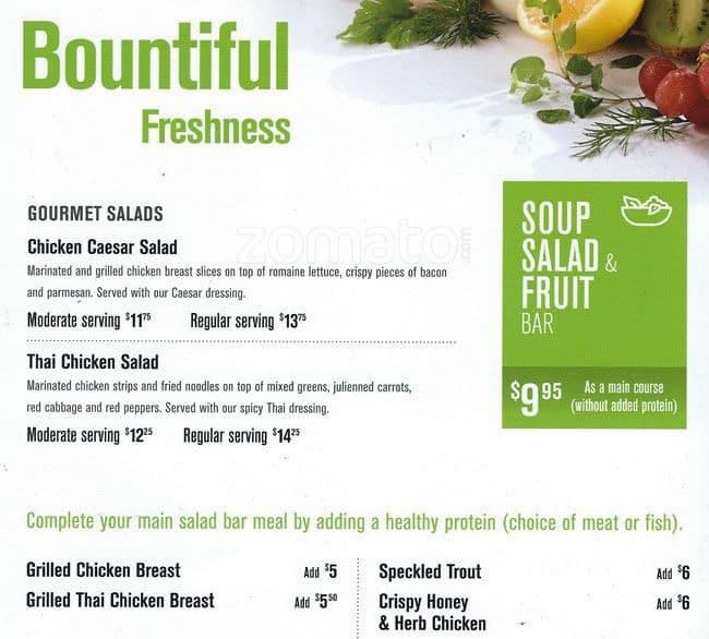 Menu at Scores restaurant, Ottawa, 150 Trainyards Dr