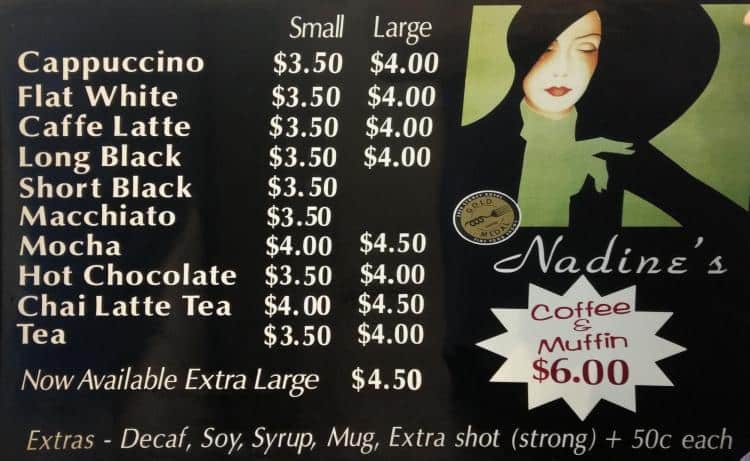 Menu at Gymea Fresh Deli cafe, Gymea