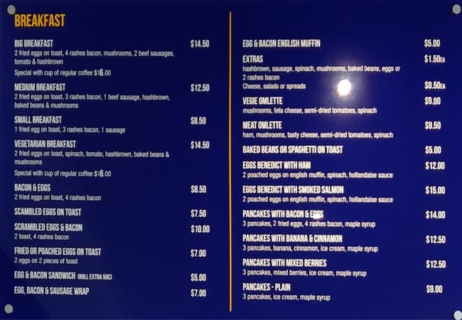 Menu at Country Cob Bakery - Boronia, Bayswater