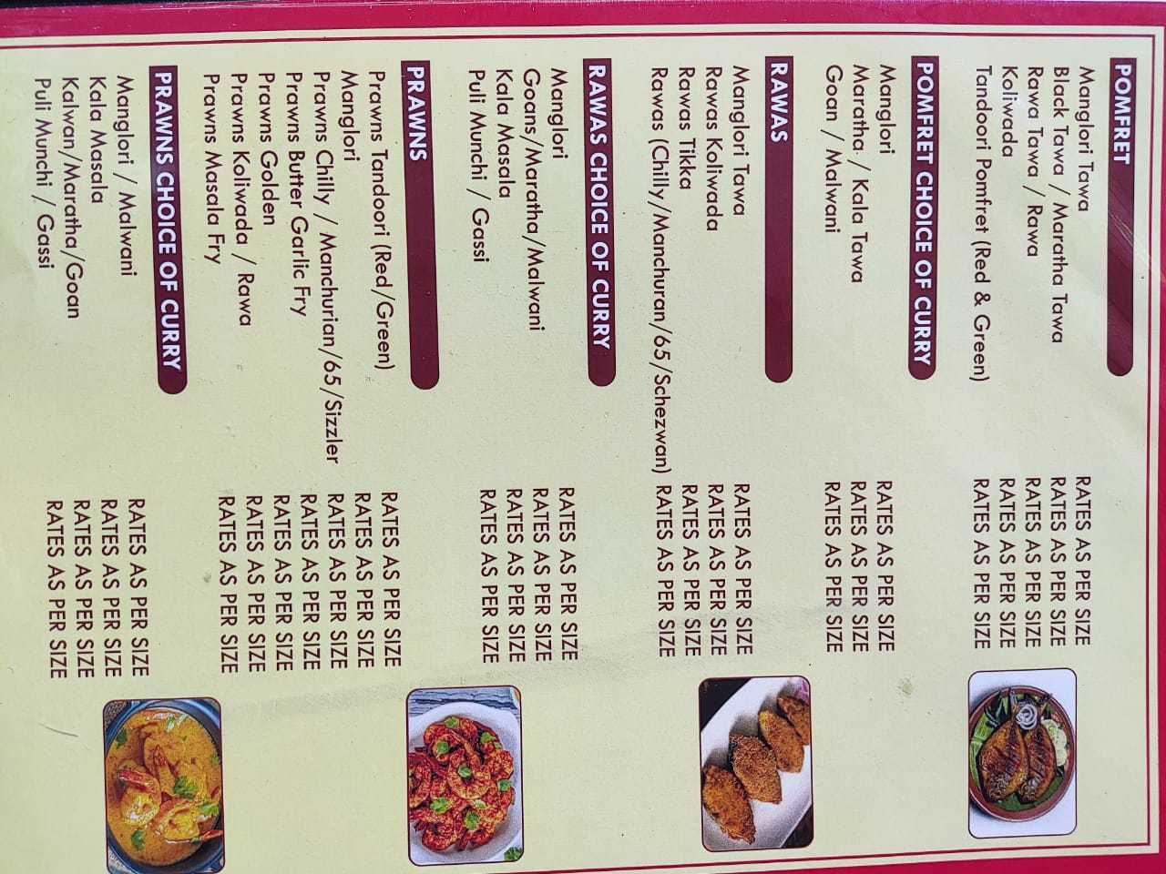 Menu at Kapila Garden Restaurant, Pune