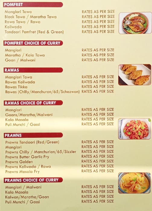Menu at Kapila Garden Restaurant, Pune