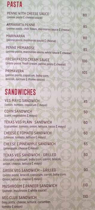 Menu at Budget Restaurant, Chennai, 141