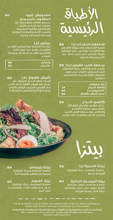 Carta del restaurante premier inn ibn battuta, Dubai