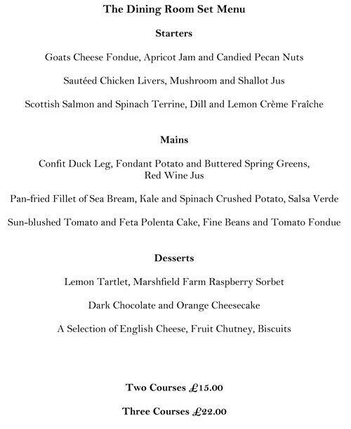 Menu at The Hyde Restaurant, Bar, Garden & Club Privé - Private Dining ...