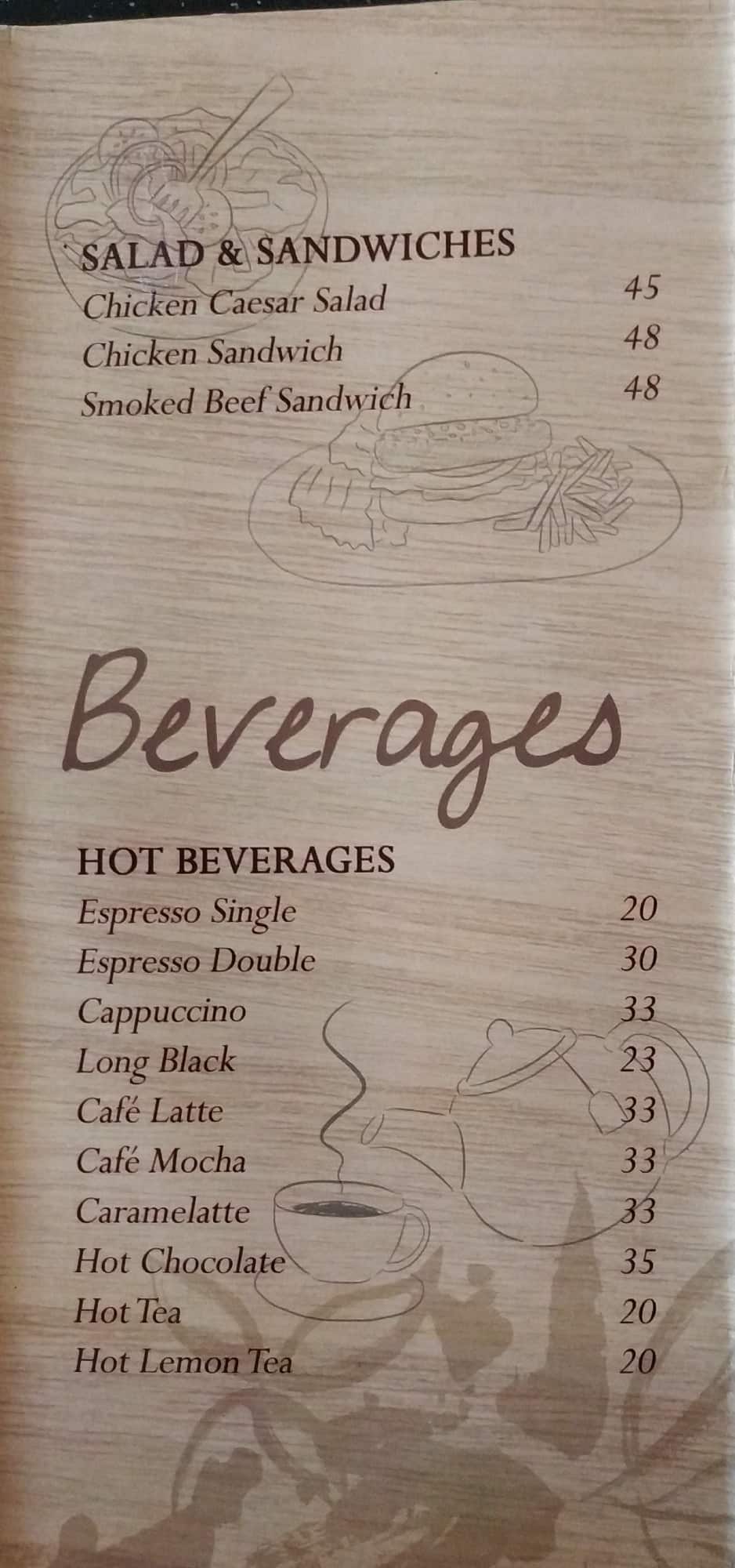 Menu at Walnut Bakery & Cafe - Sarinah, Jakarta, Jl. M.H. Thamrin No.11